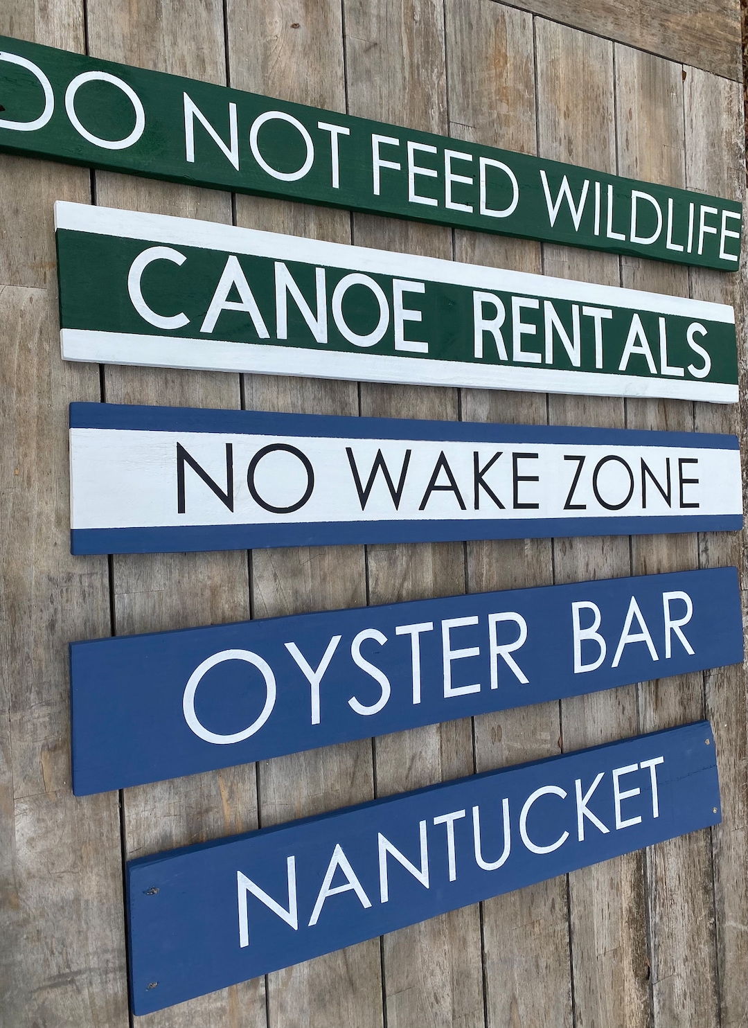 Oyster Bar Sign, No Wake Zone Sign, Nantucket Sign, Cabin Decor, Beach ...