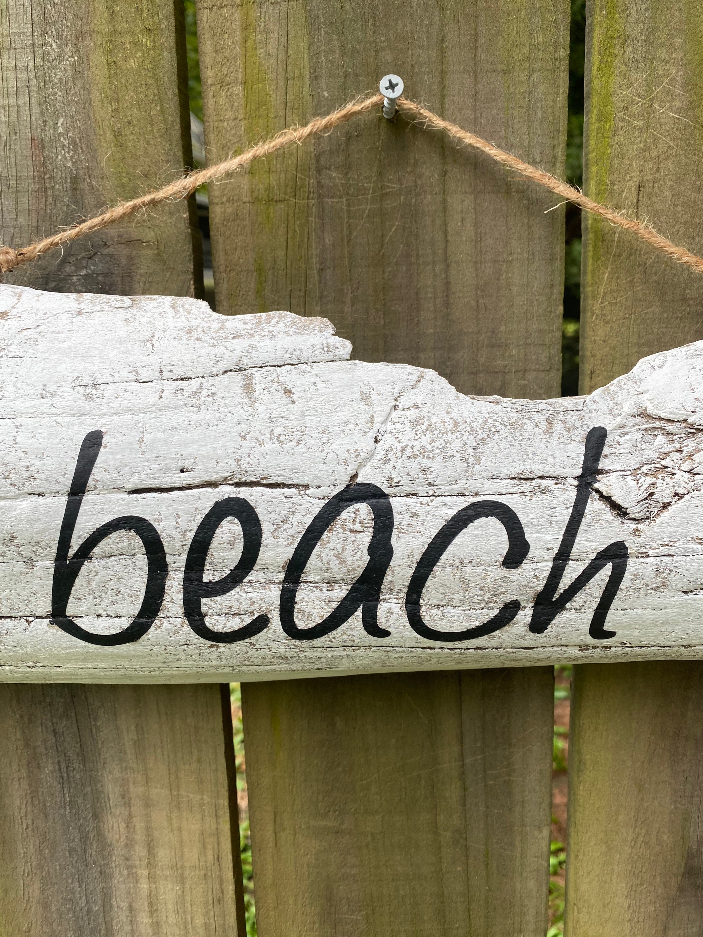 Driftwood Beach House Sign Beach Cottage Driftwood Sign - Etsy