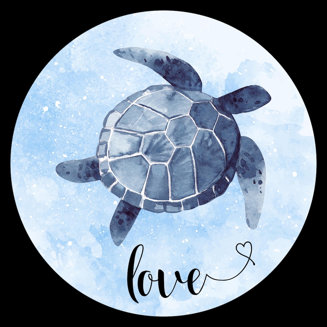 Sea Turtle Sticker, Save the Sea Turtles Sticker, Ocean Animals Sticker ...
