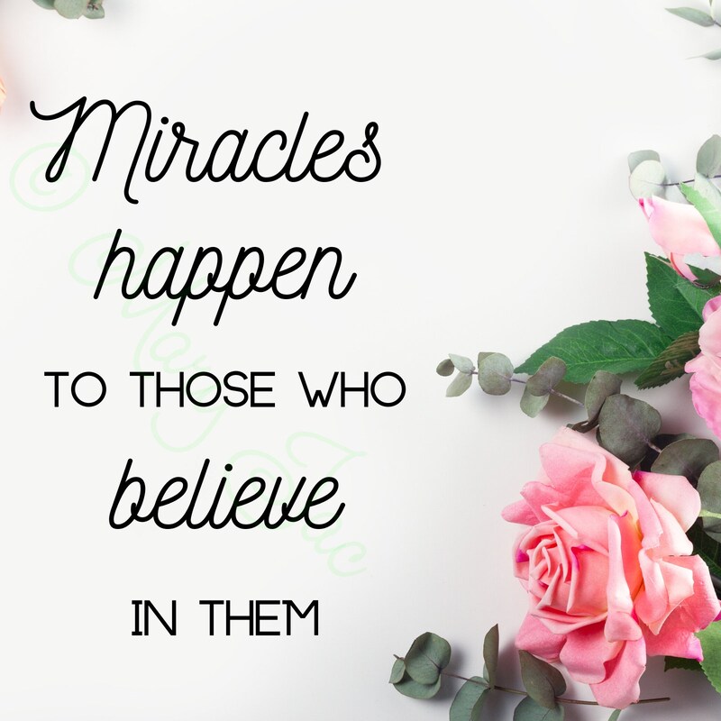 Miracles Happen - Etsy