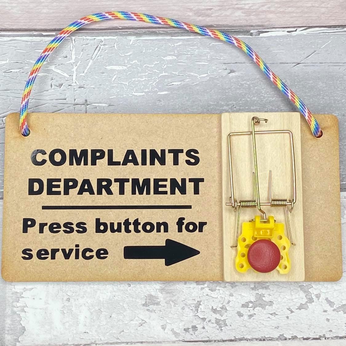 Complaints Department Press Button for Service Funny - Etsy