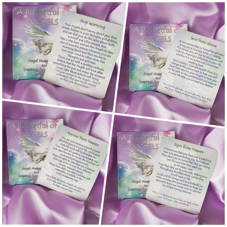 Angel Message Cards a Pocketful of Angels | Etsy
