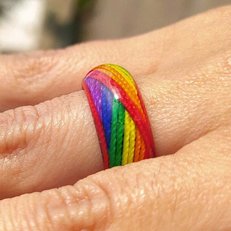 Rainbow Ring - Etsy