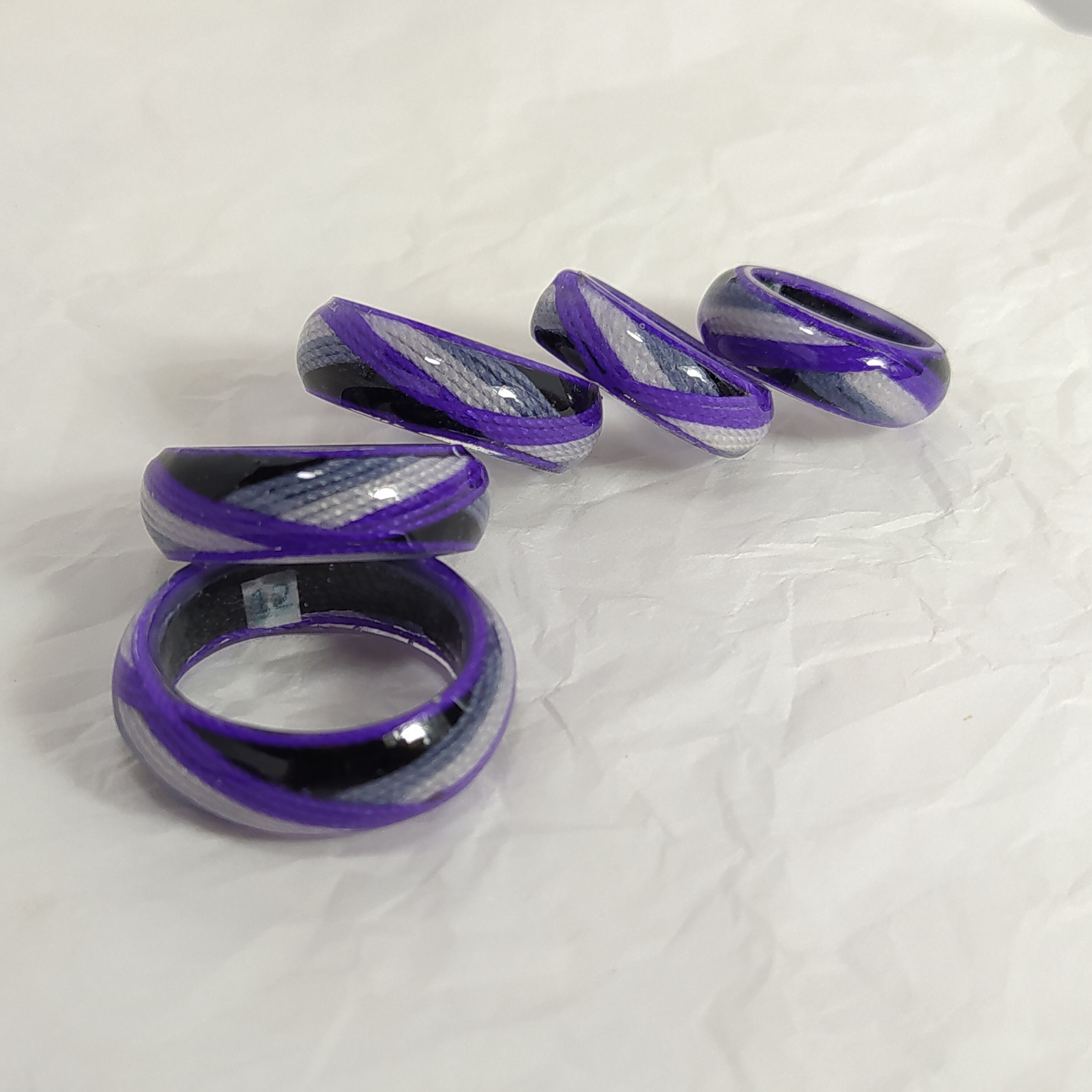 Asexual Pride Ring. Asexual Resin Ring - Etsy