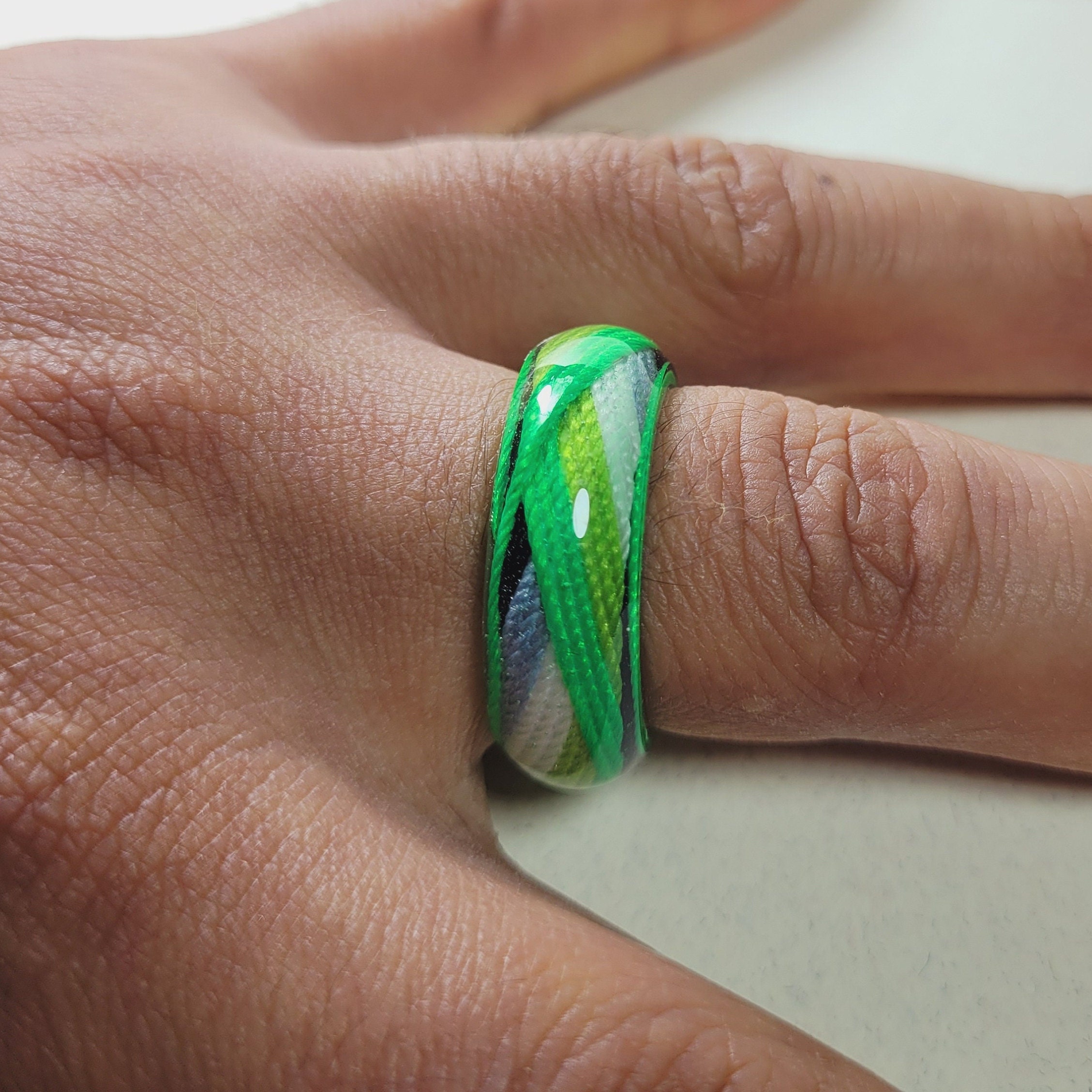 Aromantic Ring. Aromantic Flag Ring. Handmade Ringo. - Etsy