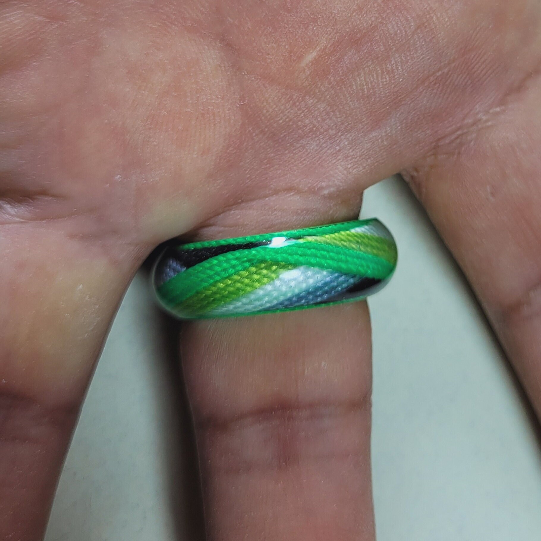 Aromantic Ring. Aromantic Flag Ring. Handmade Ringo. - Etsy