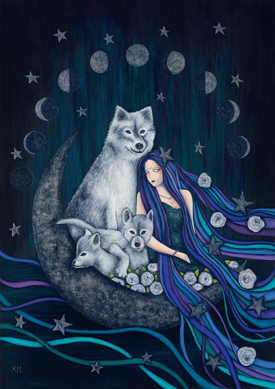 Selene Goddess of the Moon #selene #goddess #goddessselene #nature # ...