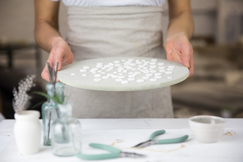 Porcelain Gold Mist Necklace Ceramic Jewellery Gold Jewelry - Etsy