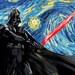 Darth Vader Death Starry Night Vincent Van Gogh Art Print Poster - Etsy