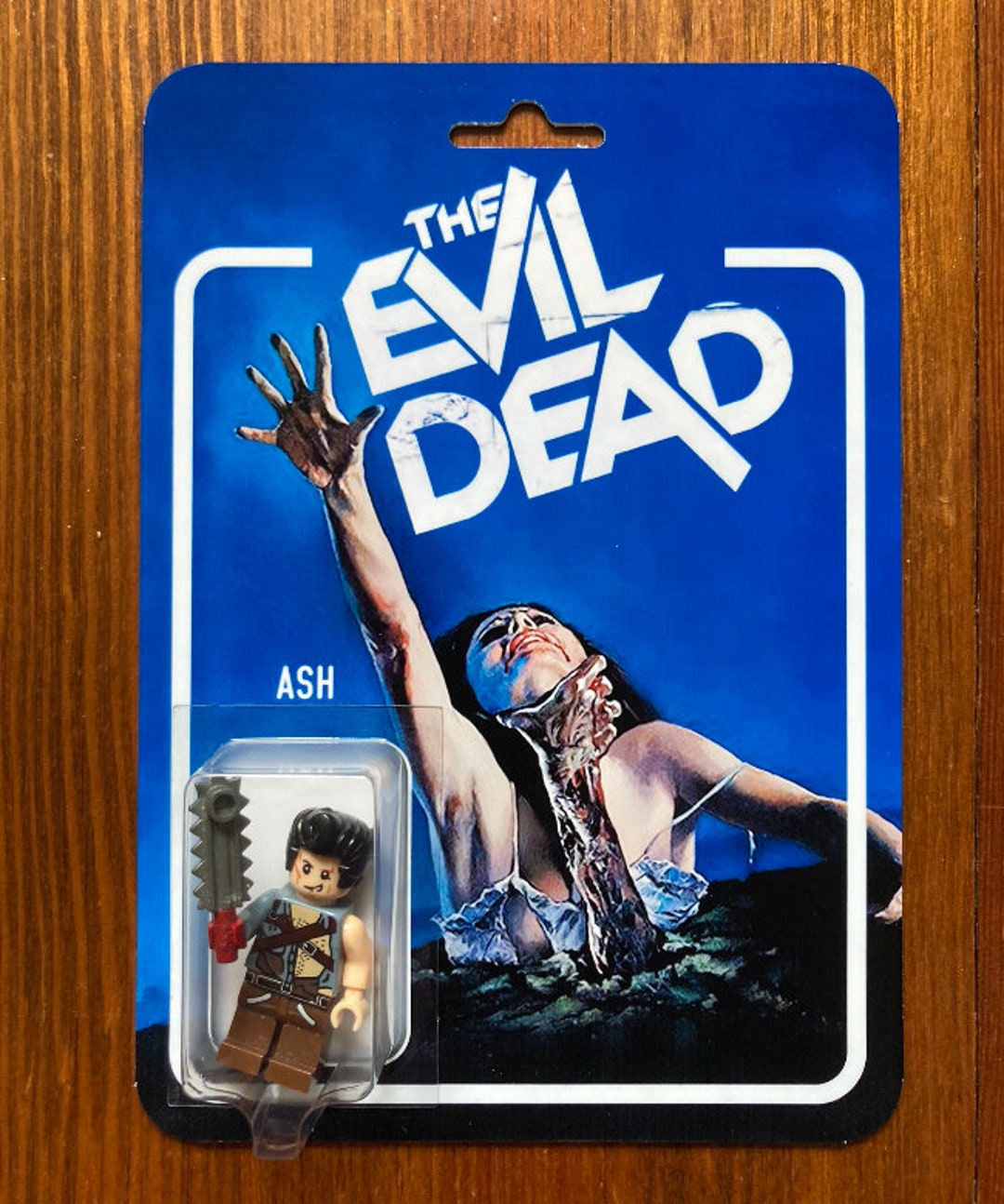 The Evil Dead ASH Minifig With Custom Blister Card - Etsy