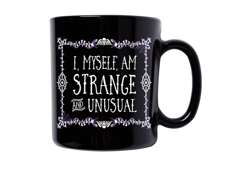 Beetlejuice Strange and Unusual Tim Burton Mug | Etsy