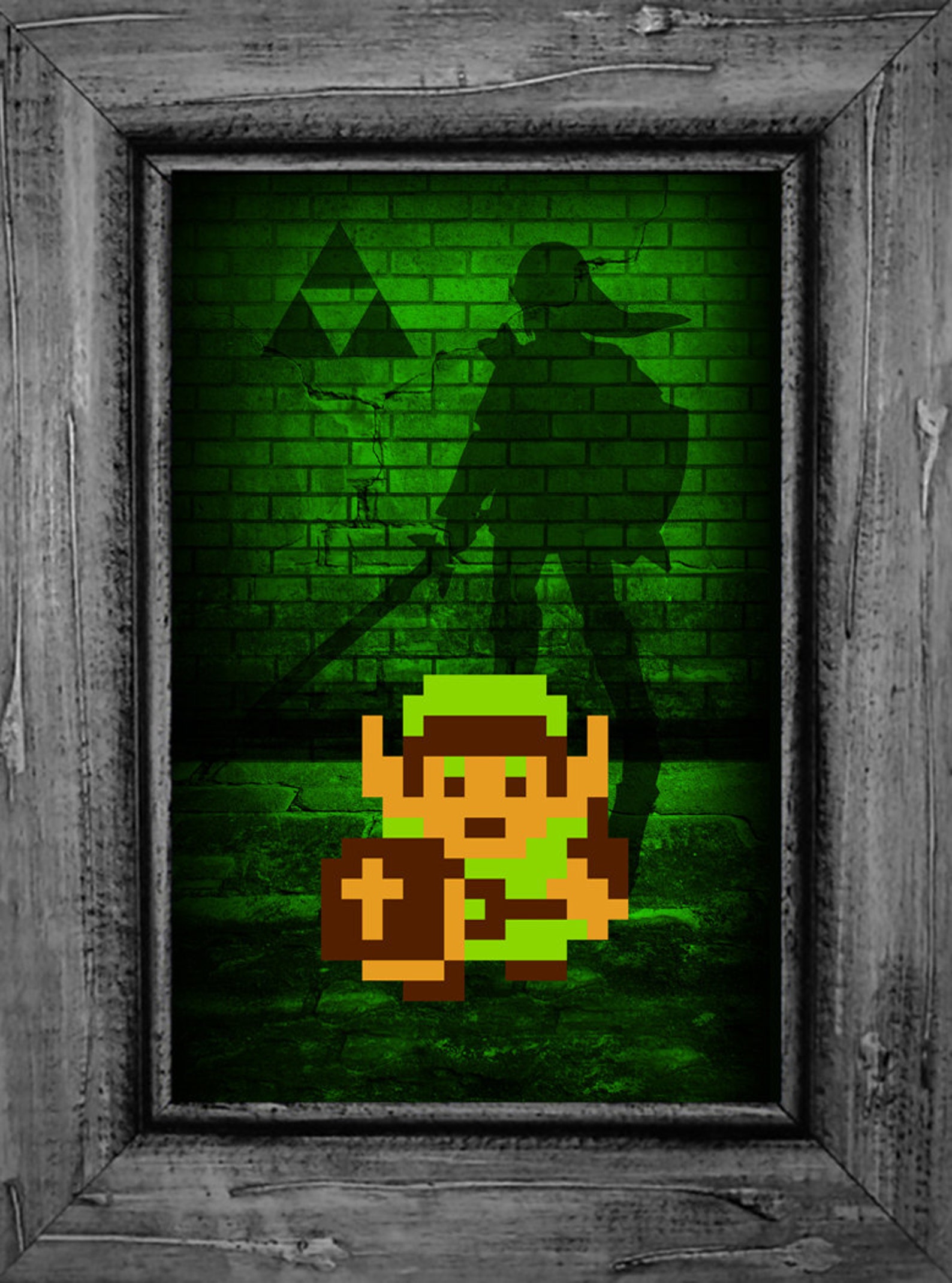 Legend of Zelda A Link Through Time Art Print Poster - Etsy
