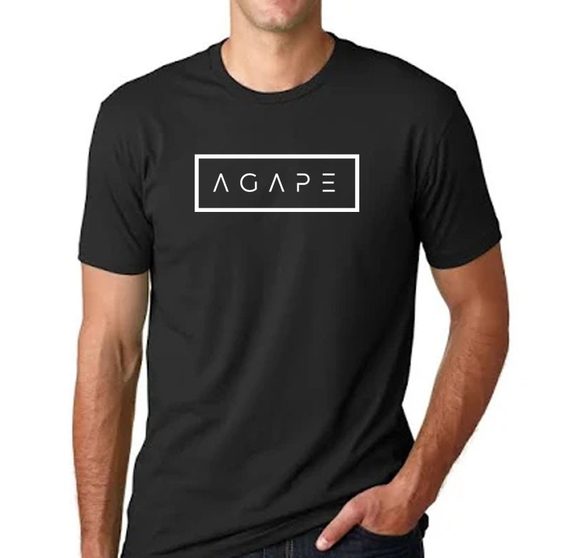 AGAPE Black Shirt - Etsy