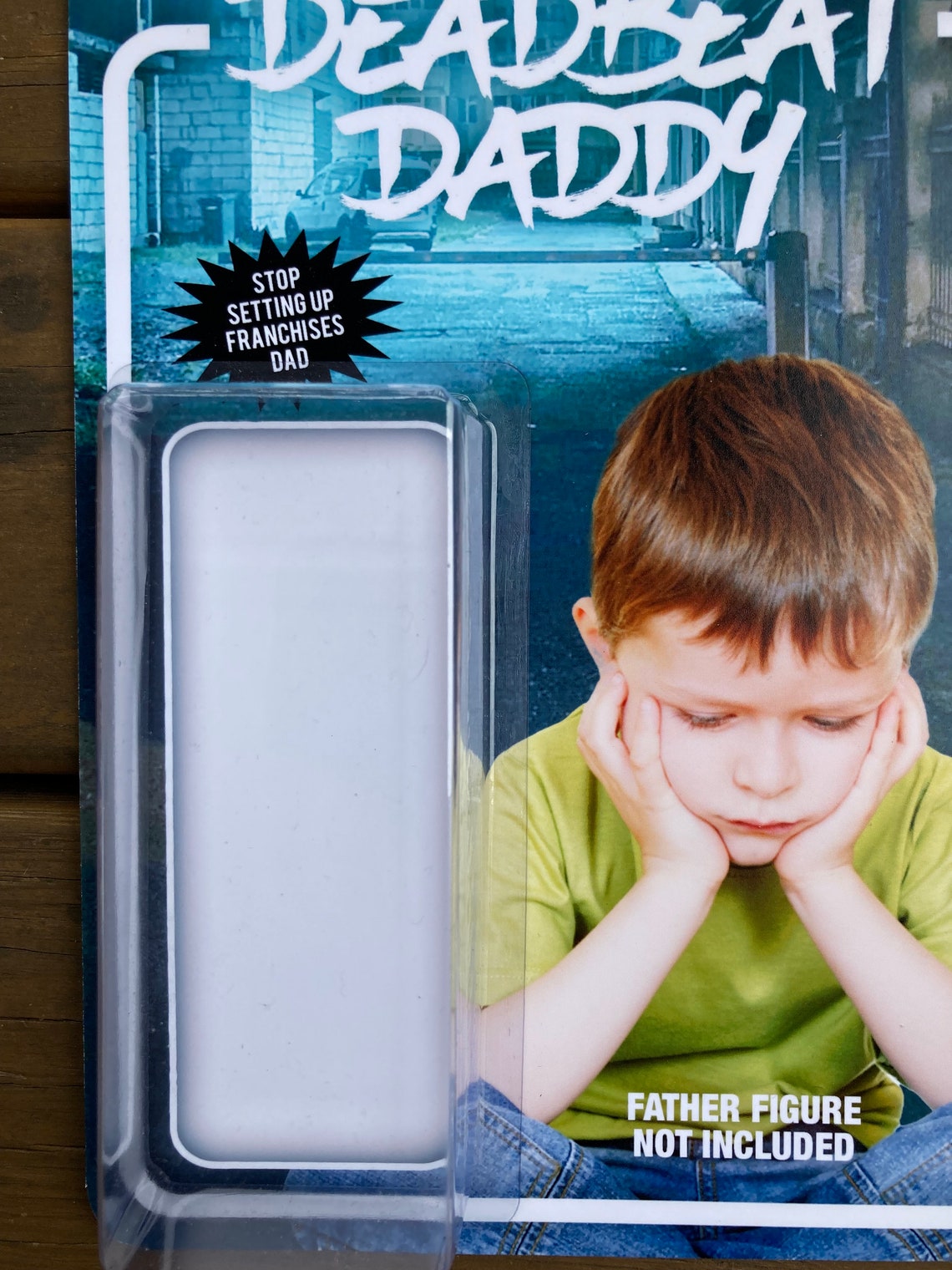 Deadbeat Daddy Custom Action Figure on Blister Card - Etsy