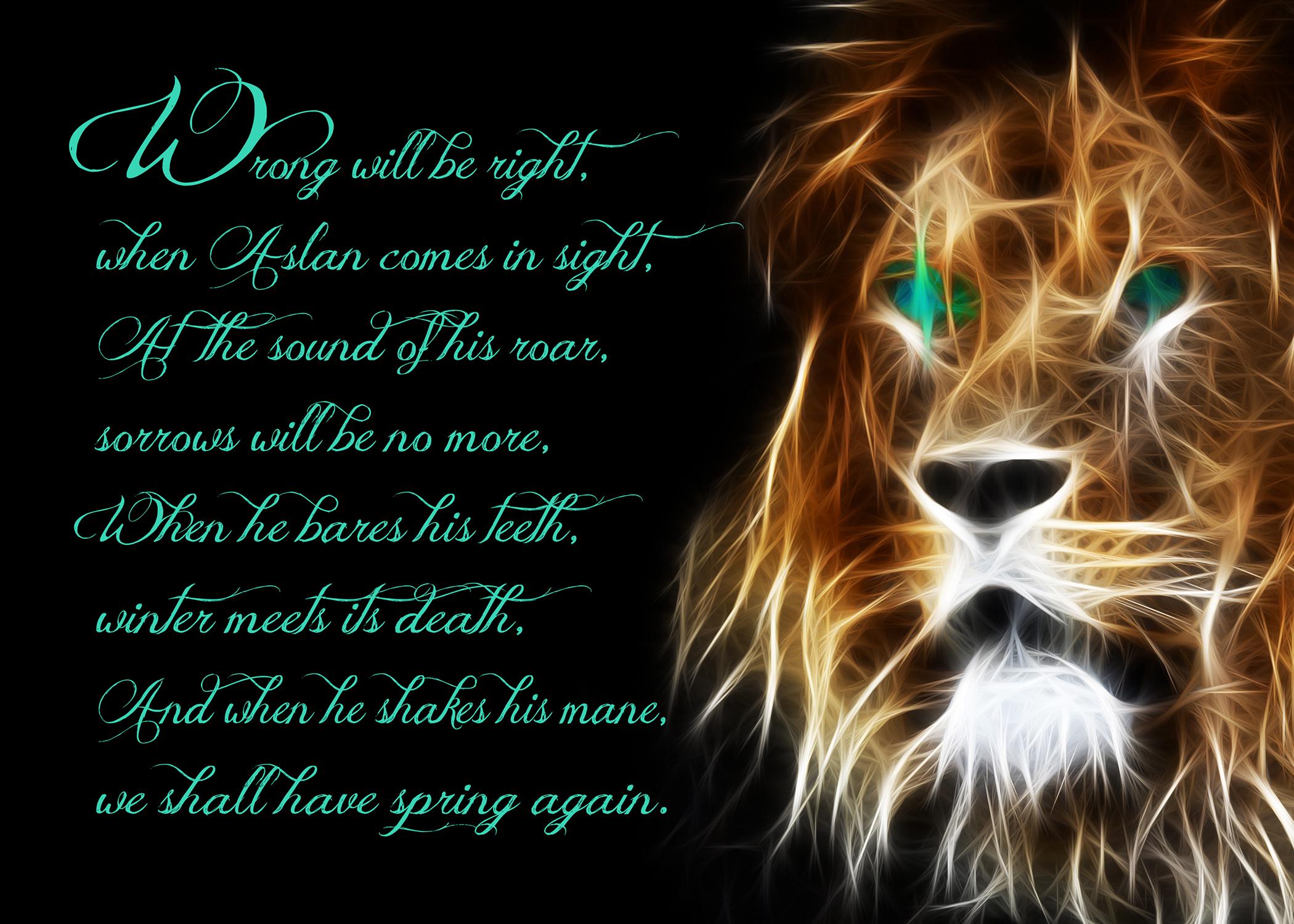 Narnia Lion Quotes