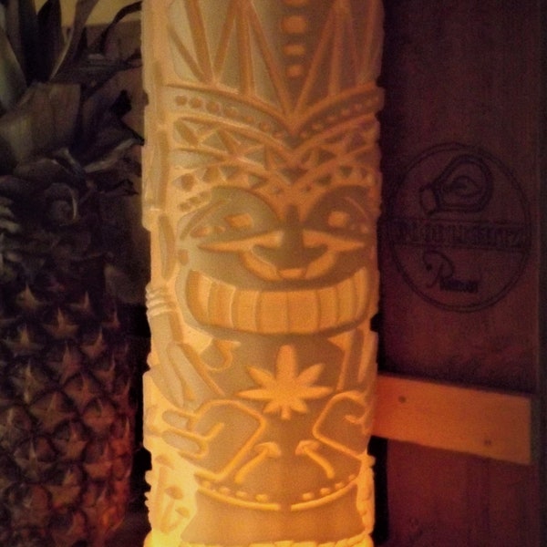 Tiki Lamp - Etsy