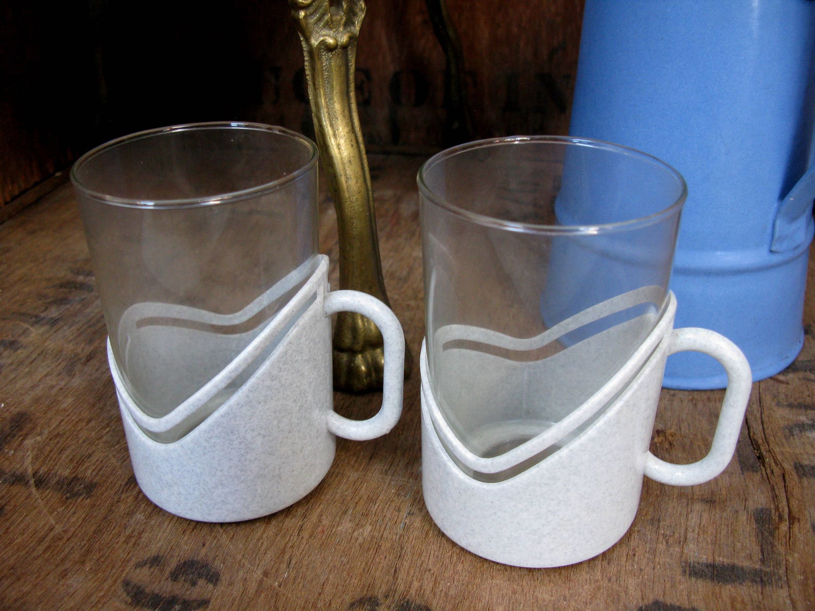 Vintage Cups Vintage Mugs Vintage Glass Mugs 1970s Mugs | Etsy