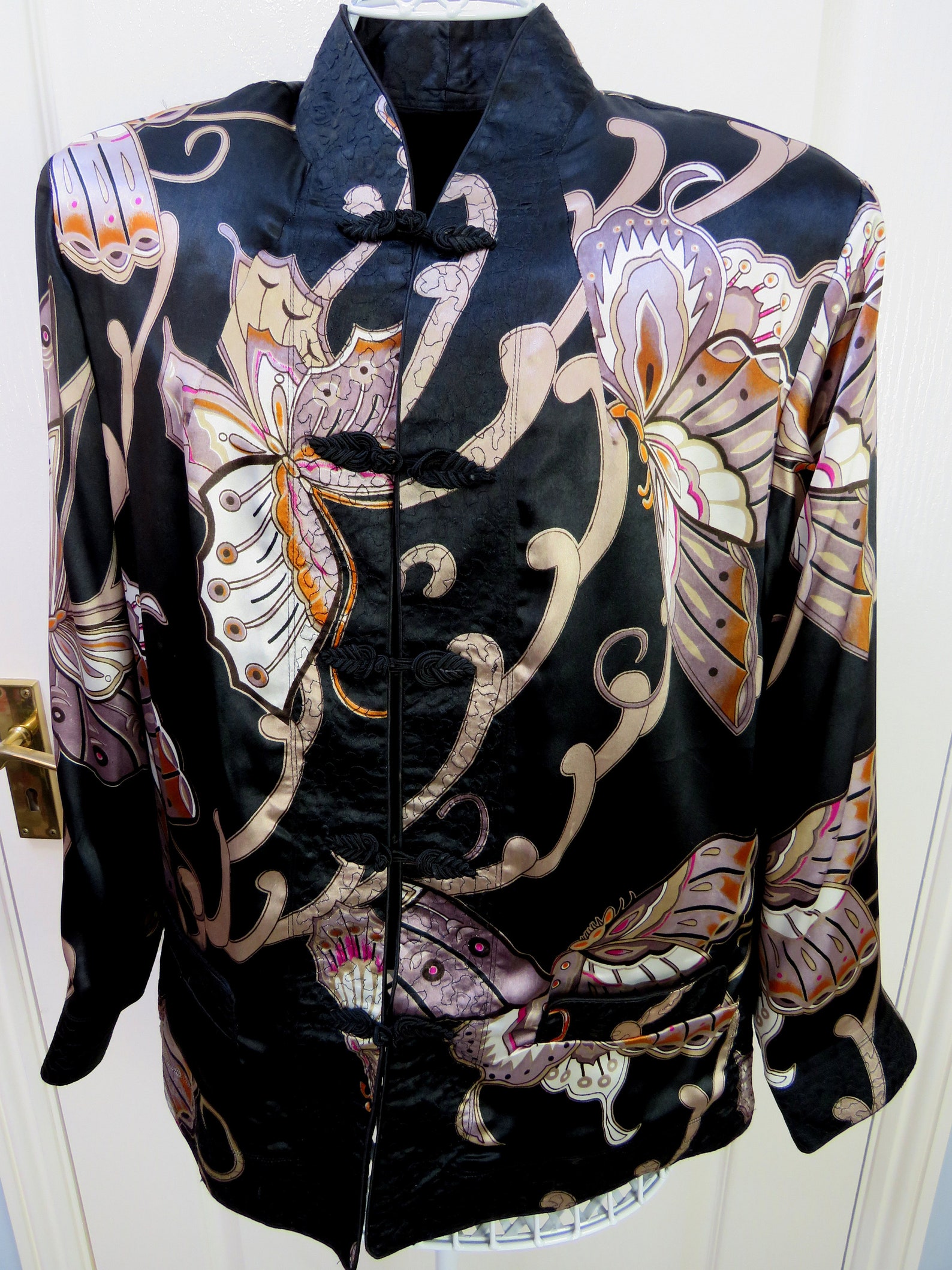 Silk Jacket Cheongsam Jacket Oriental Jacket Boho Jacket | Etsy UK