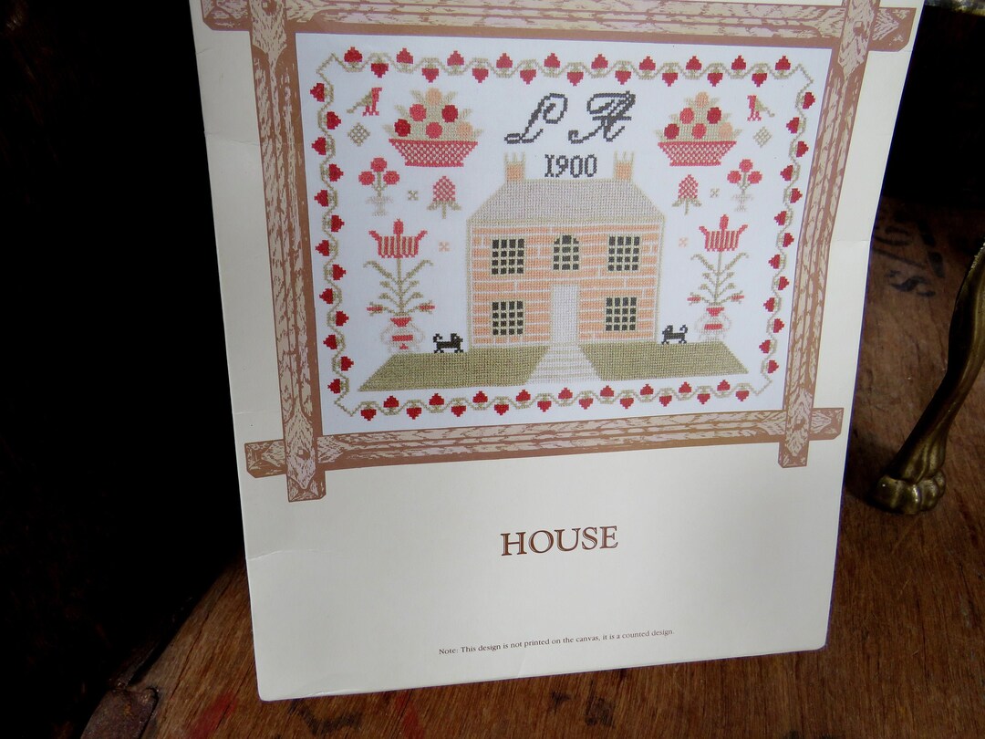 Laura Ashley Sampler Kit, House Sampler, 1900 House, Tapestry Kit ...
