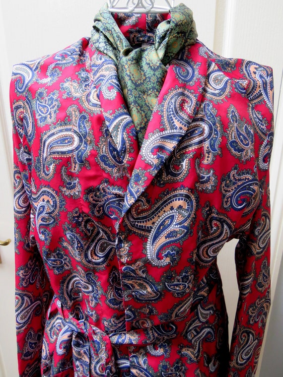 bonart robe red paisley - Gem