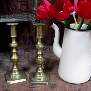 Peerage Brass Candlesticks, Vintage Brass Candlesticks, Candlestick ...