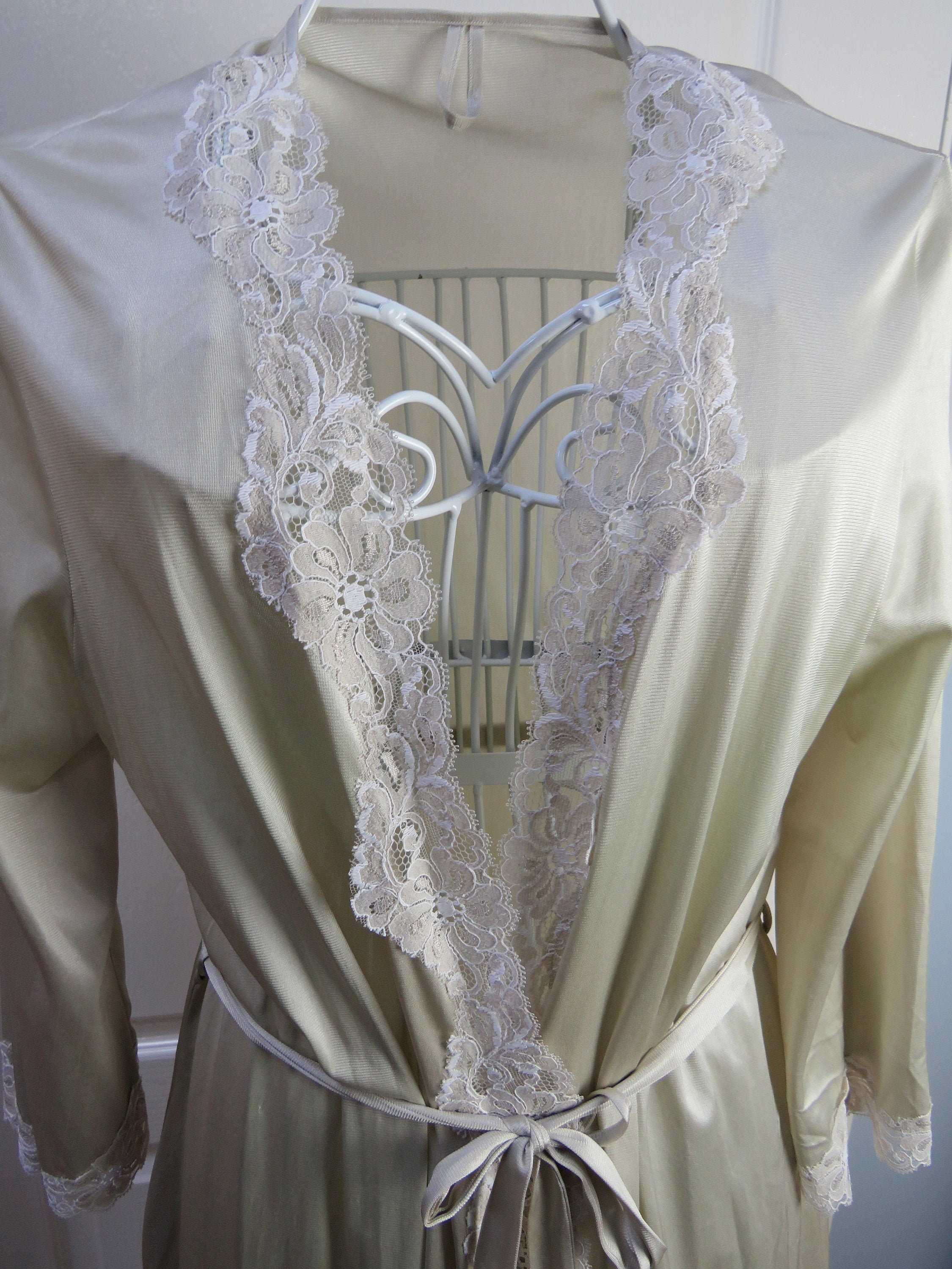 Satin Dressing Gown Movie Star Satin Robe Ladies Nightwear | Etsy