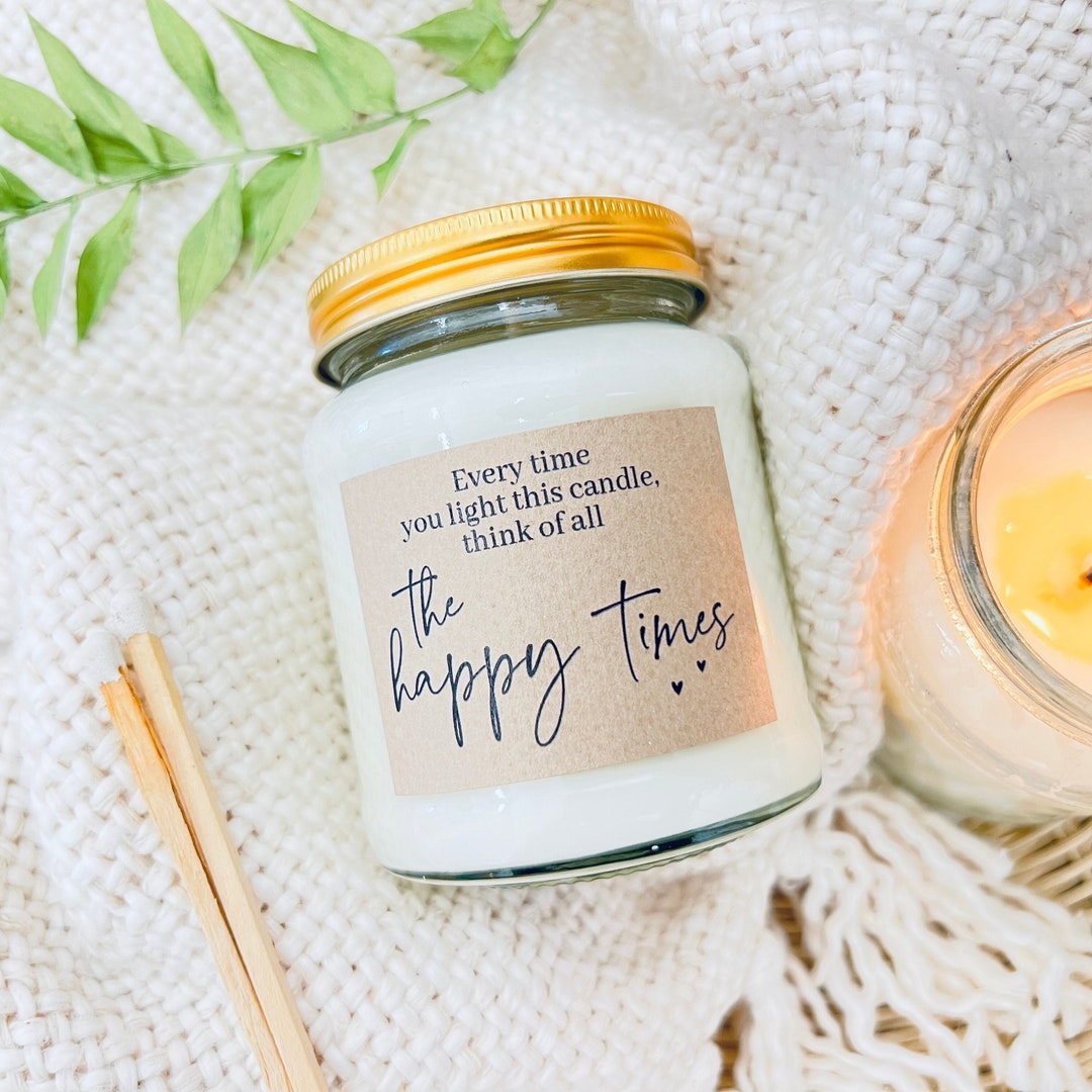 Candle for Grieving, Remember the Happy Times, Heartfelt Gift for ...