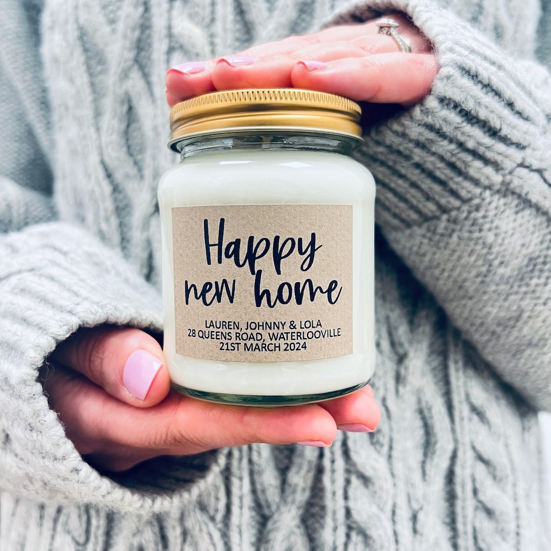 Happy New Home Gift With Personalised Message, Housewarming Gift, New ...