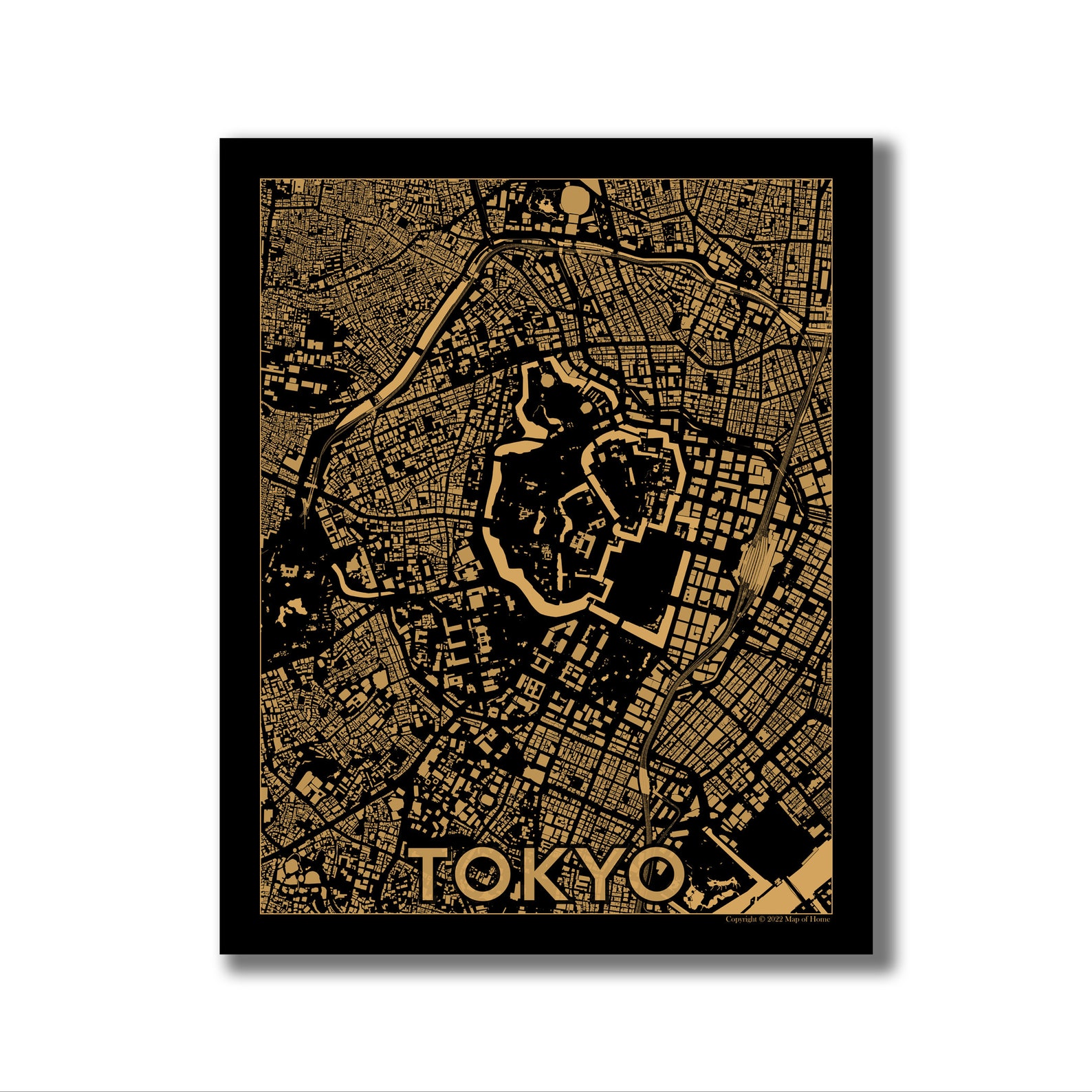 TOKYO Map Print, Tokyo Japan Map Art, Modern Tokyo Map, Tokyo Street ...