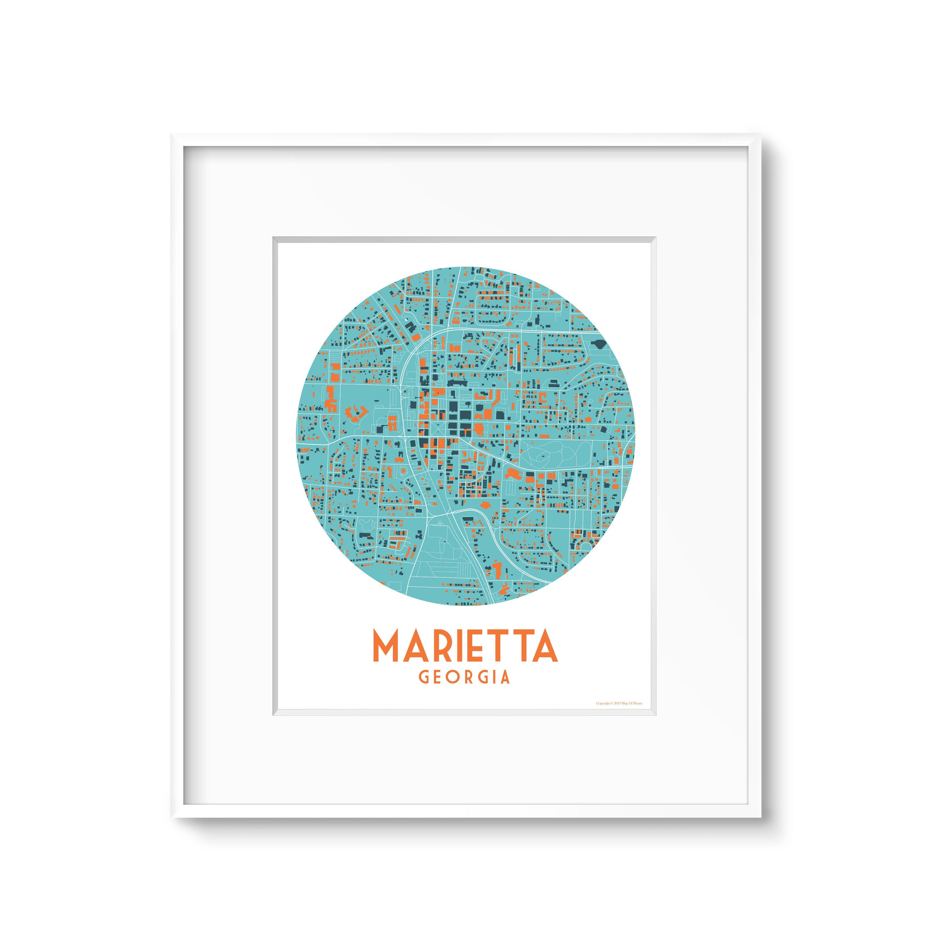 Map Of Marietta Ga