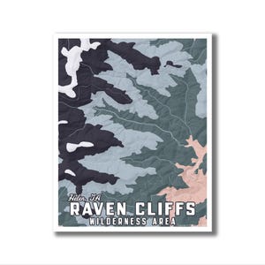 Custom Topographic Map! Custom Map Art, Cabin Decor, Mountain House ...