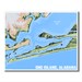 ONO Island Map Print! Ono Island AL Map Art, Ono Island Beach Art, Al ...