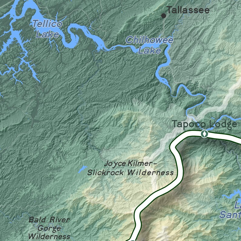 Benton Mackaye Trail Map, Appalachian Trail, Mountains, Cabin Decor ...