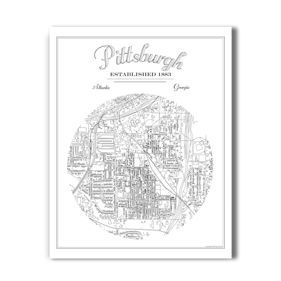 Pittsburgh Neighborhood Map Atlanta