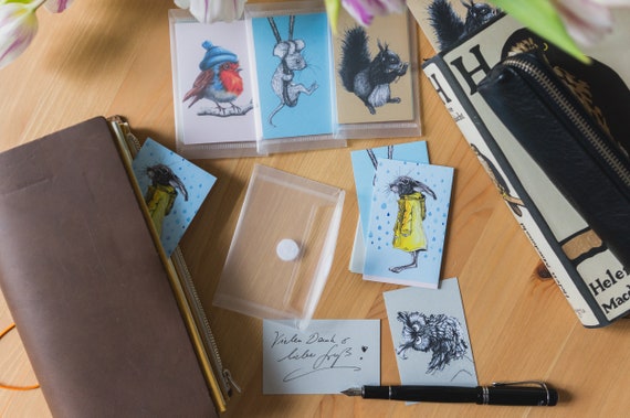 Set of 12 mini cards | Etsy