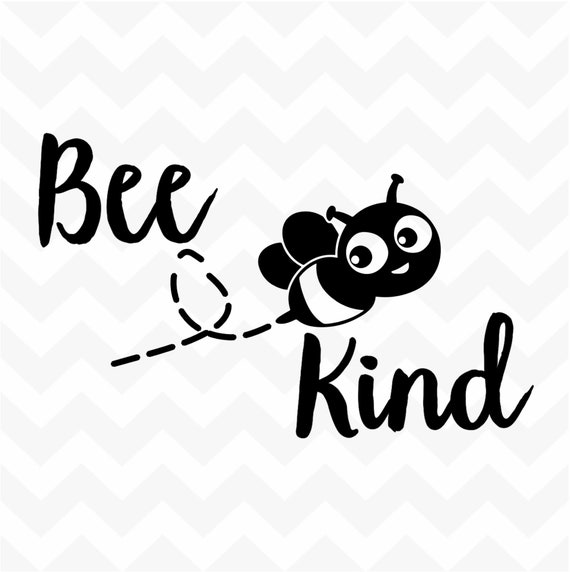 Bee Kind vinyl wall art sticker words saying home family | Etsy