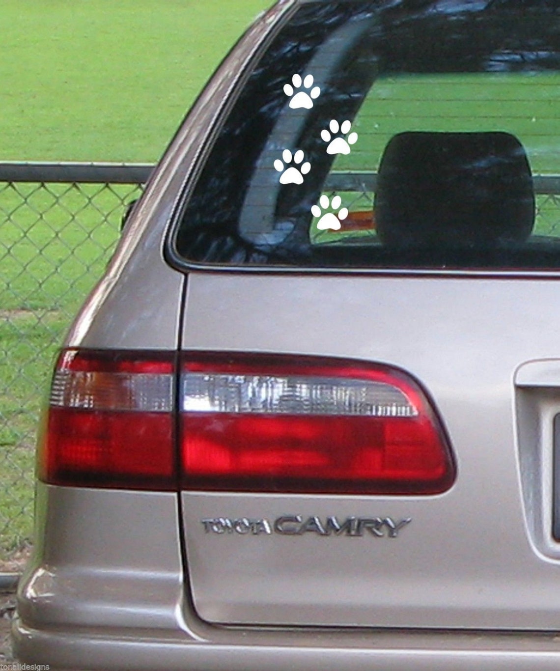 Dog Paw Prints Vinyl Wall Stickers Decals Suit Wall Car Kennel. Packs ...