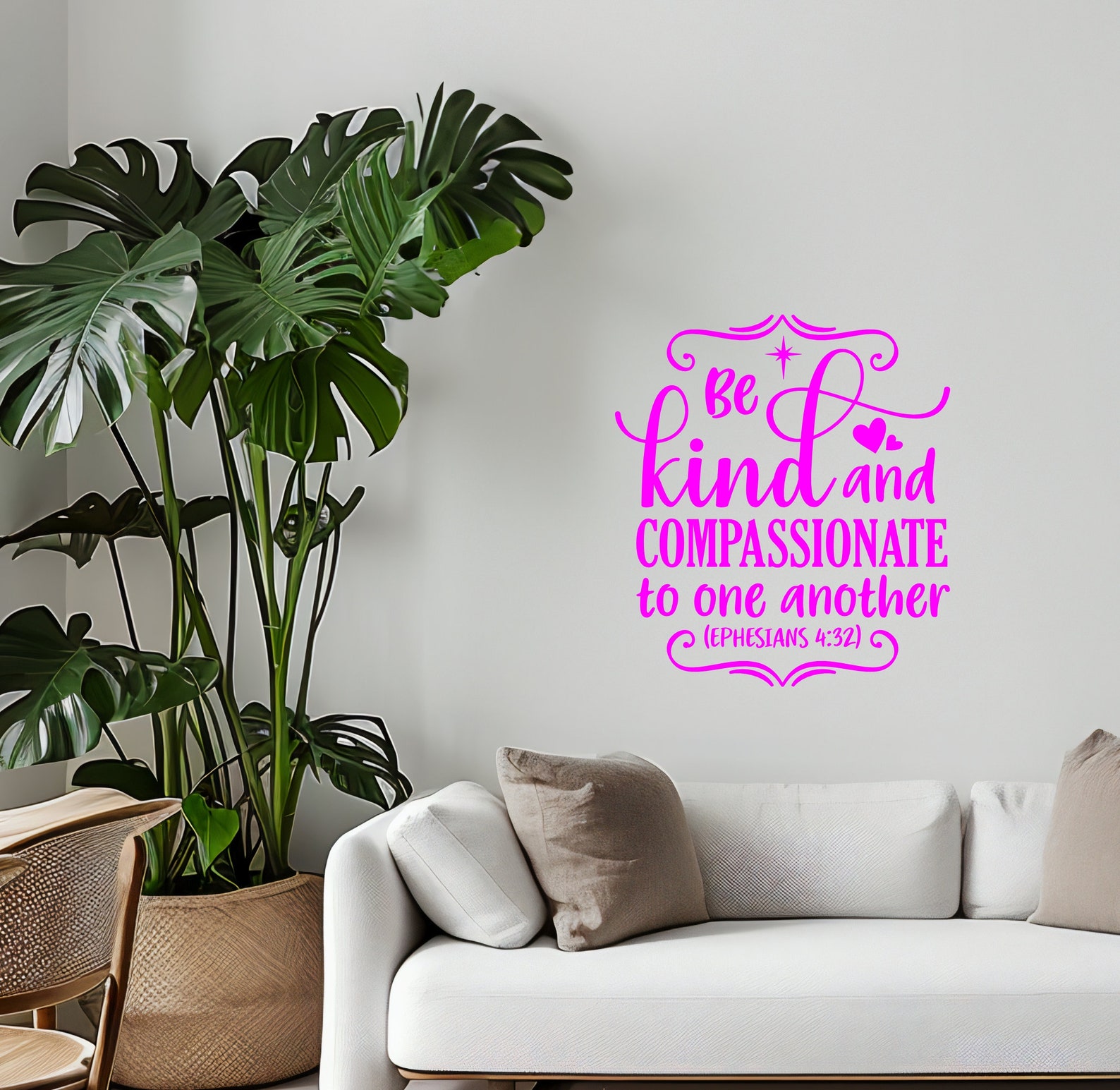 Be Kind and Compassionate to One Another Ephesians 4:32 Wall Sticker ...