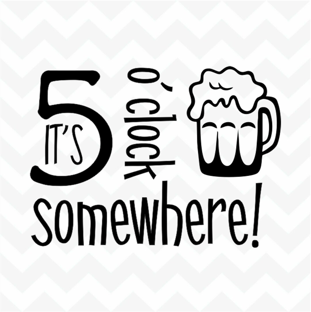 It s 5 O clock Somewhere Vinyl Wall Art Sticker Decal Etsy Australia it-s-5-o-clock-somewhere-vinyl-wall-art-sticker-decal-etsy-australia