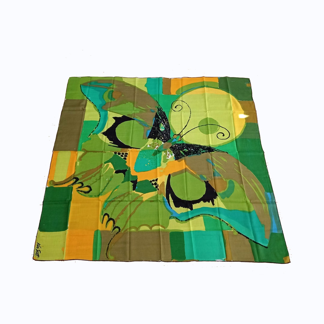 Scarf by Ken Scott. Made in Italy. Scarf Designer. Cotton Scarf ...