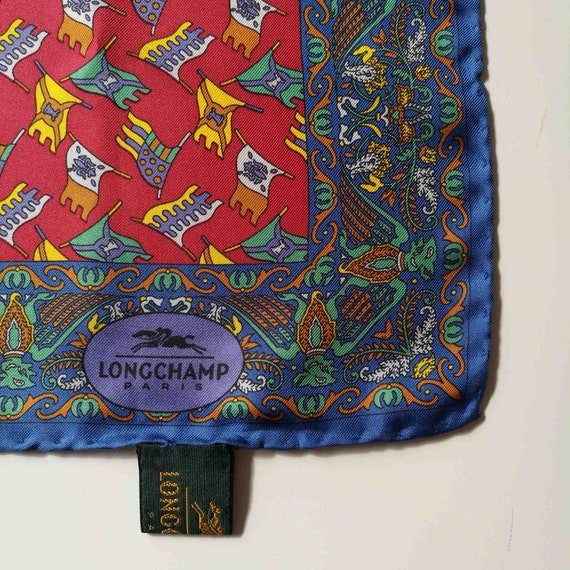 Pocket square by Longchamp. Made in Italy. Silk pock… - Gem