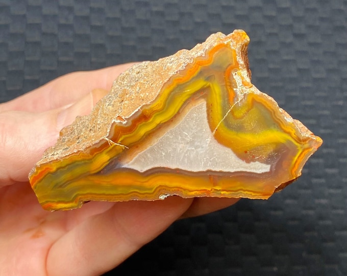 Condor Agate Polished Display Specimen With Incredibly Colored ...
