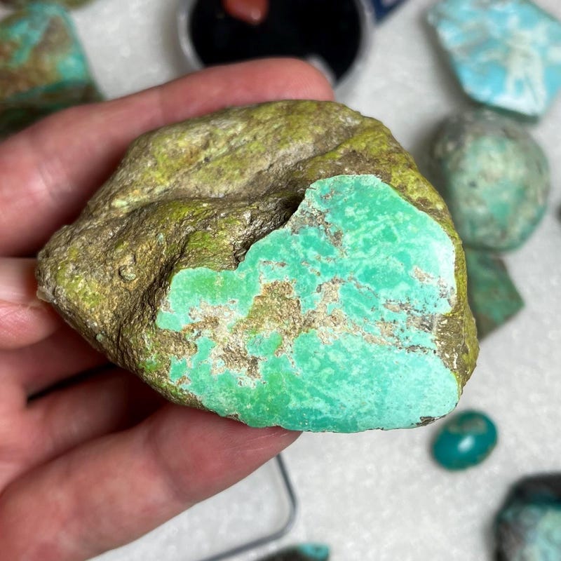 Rough Turquoise - Etsy