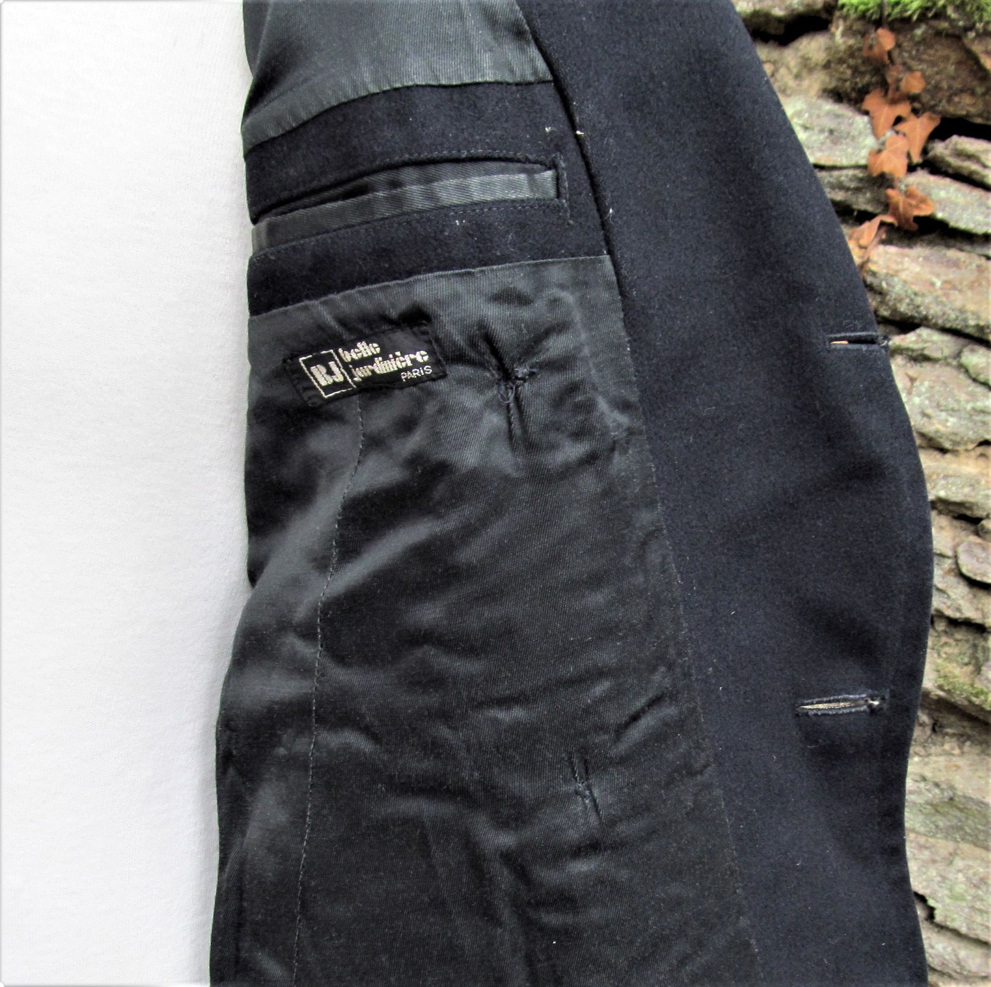 French Gendarme Police Military Wool Coat Jacket 1960s / 70s Era Blue ...
