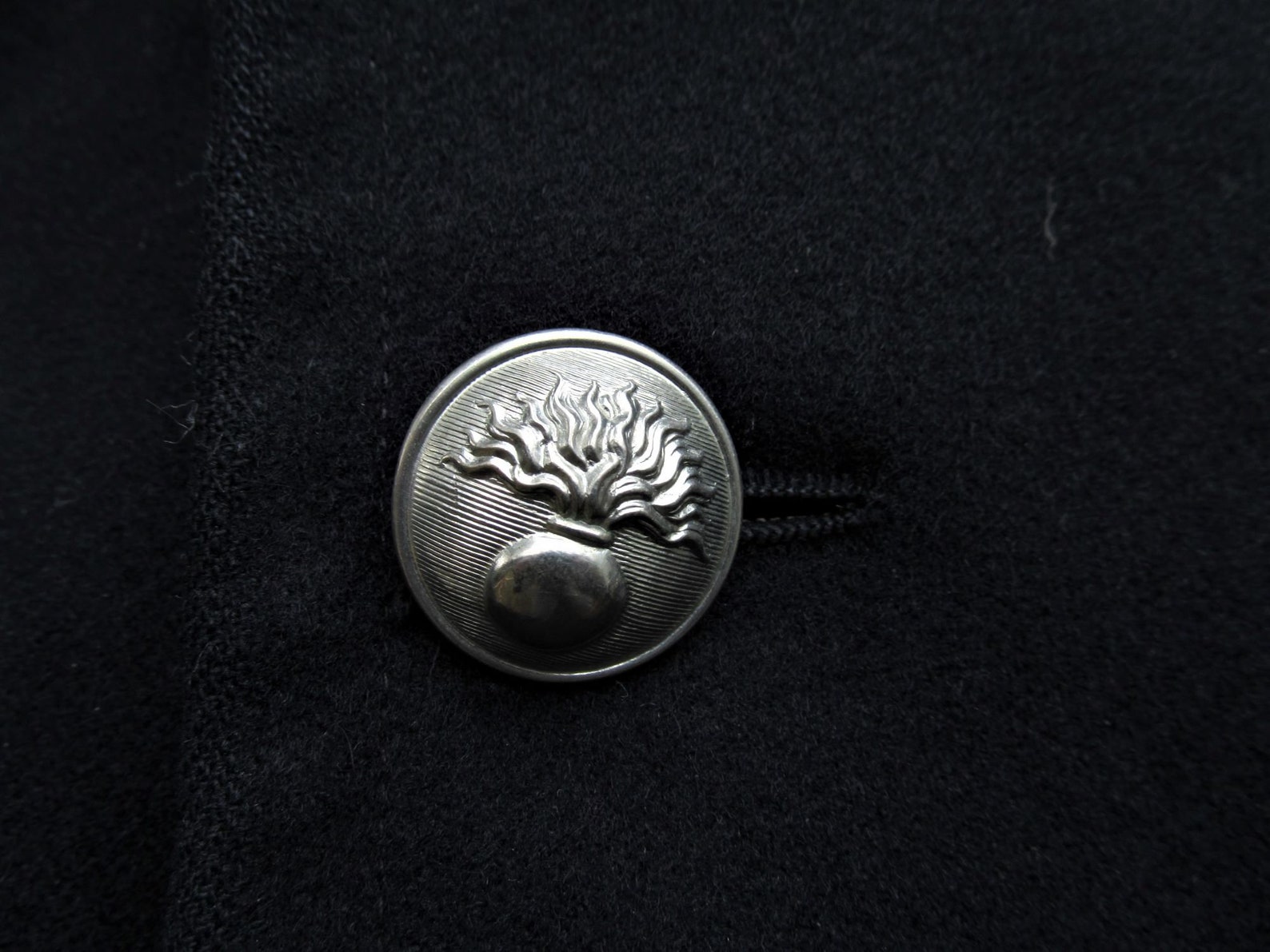 French Gendarme Police Military Wool Coat Jacket 1960s / 70s Era Blue ...