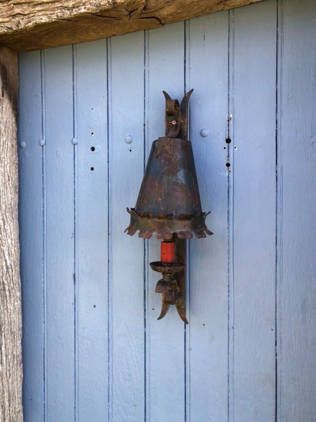 Antique French Iron Wall Sconce: Medieval Castle Lighting - Etsy