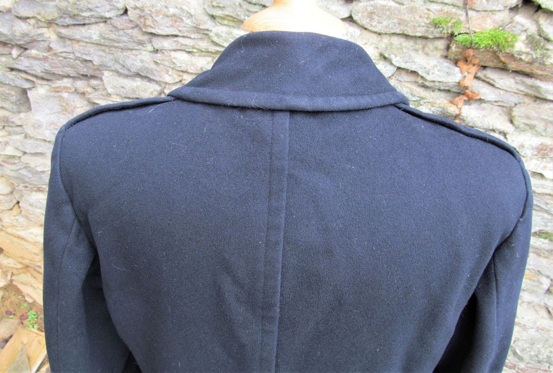 French Gendarme Police Military Wool Coat Jacket 1960s / 70s | Etsy