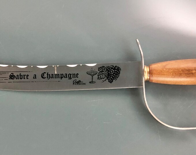 French Vintage Champagne Sabre Sword Opener, Roger Orfevre for ...