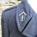 French Gendarme Police Military Wool Coat Jacket 1960s / 70s Era Blue ...