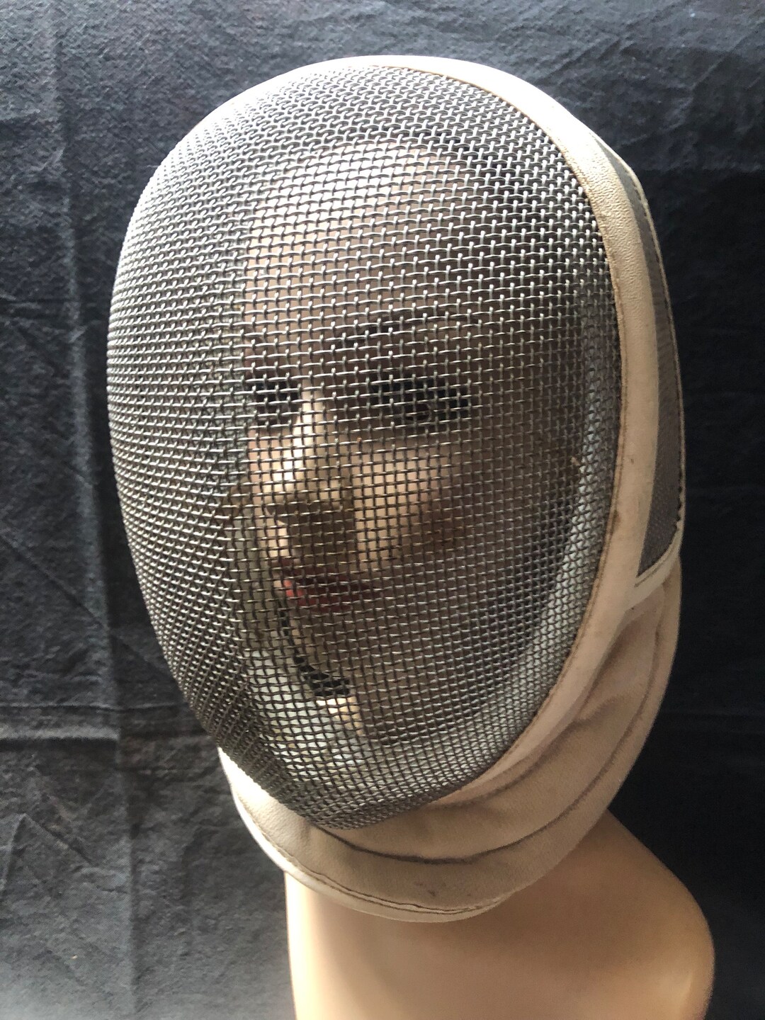 Vintage French Fencing Mask With Partial Neck Protection Made of Metal ...